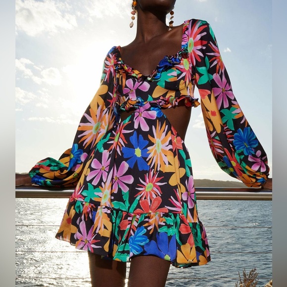 PatBO | Dresses | Patbo Aster Cutout Minidress Size 4 Flaw | Poshmark